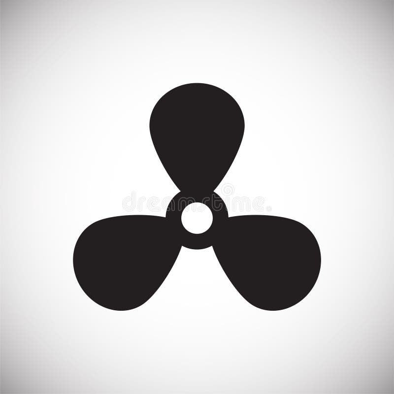 Propeller Icon on Background for Graphic and Web Design. Simple Vector ...