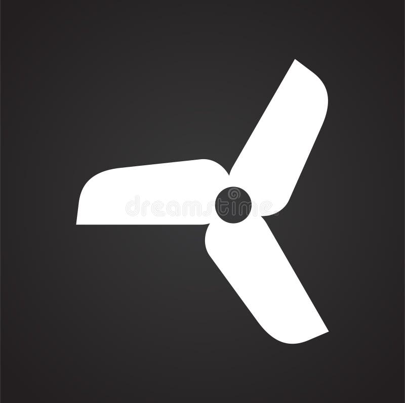 Propeller Icon on Background for Graphic and Web Design. Simple Vector ...