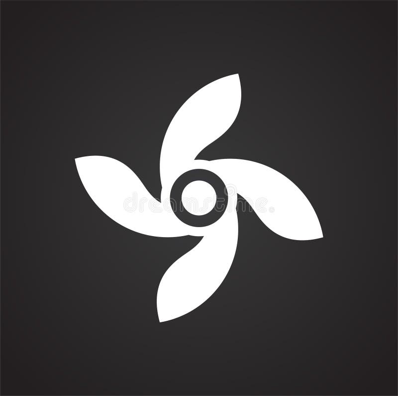 Propeller Icon on Background for Graphic and Web Design. Simple Vector ...