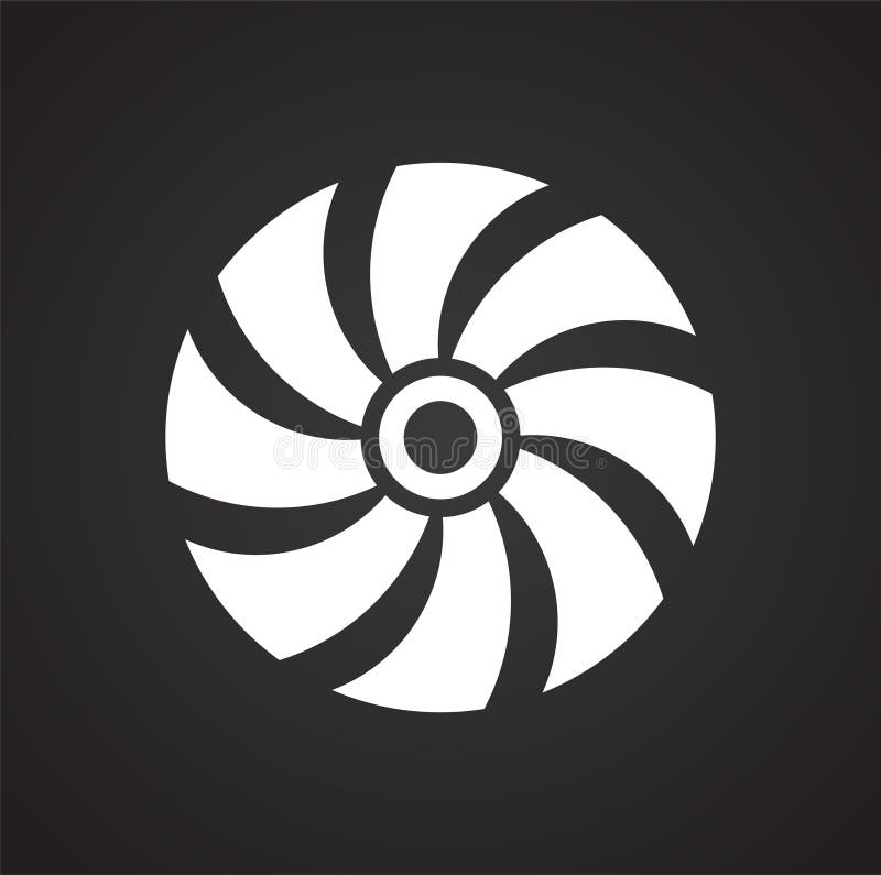 Propeller Icon on Background for Graphic and Web Design. Simple Vector ...