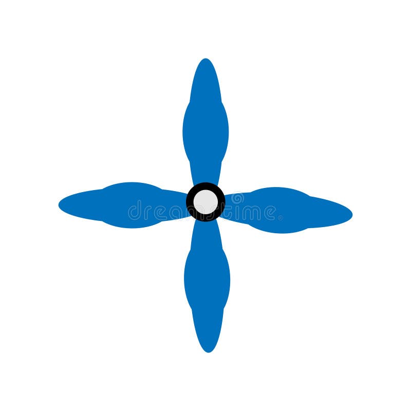 Propeller Icon Color Design Vector Illustration Stock Vector ...