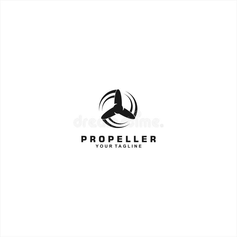 Propeller Logo Template Design Idea Stock Vector - Illustration of icon ...