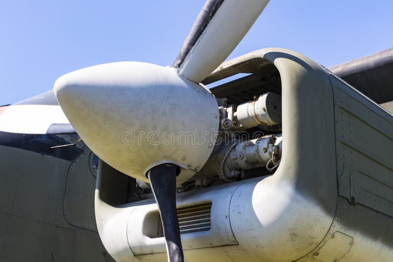 The Propeller of an Old Plane Shot Stock Photo - Image of fighter ...