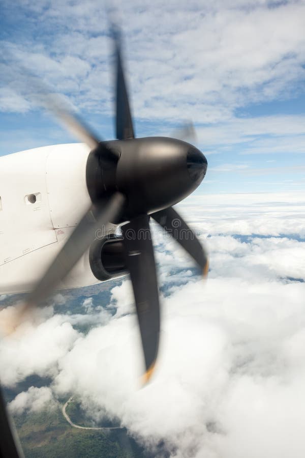 An Propeller from an Plaina Stock Photo - Image of classic, aeroplane ...