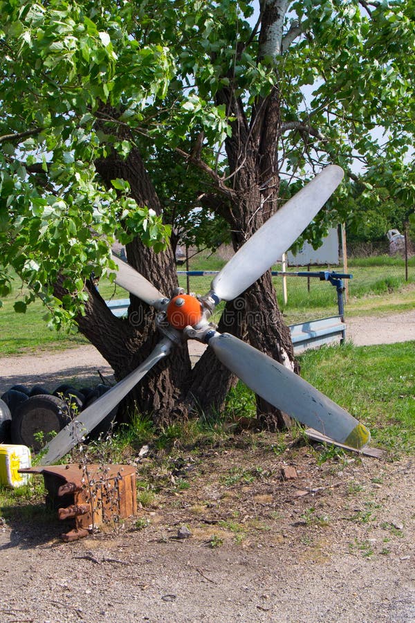A propeller from a plane stock image. Image of isolated - 146742385