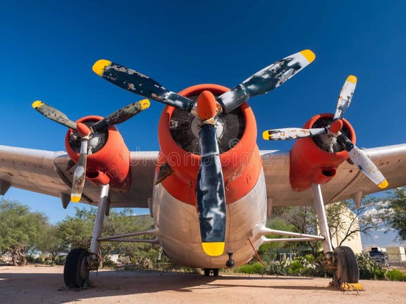 Propeller Plane Mid-20th Century Stock Illustration - Illustration of ...
