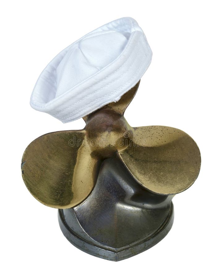 Propeller and Sailor Hat stock photo. Image of engine - 26395256