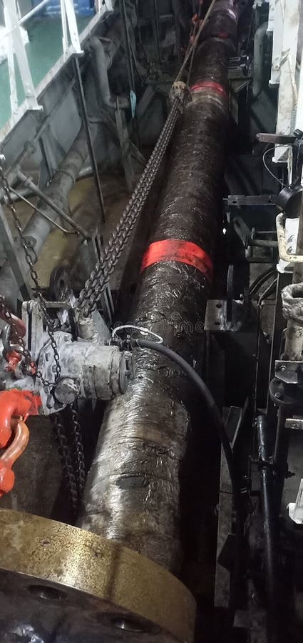 Propeller Tube of Container Ship Stock Photo - Image of ship, iron ...