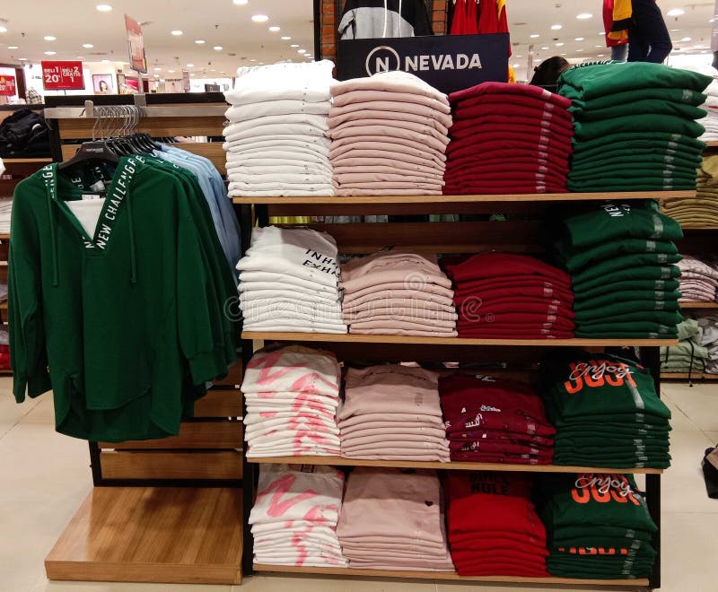 Proper Arrangement of Clothing Displays for Sale Editorial Photo ...
