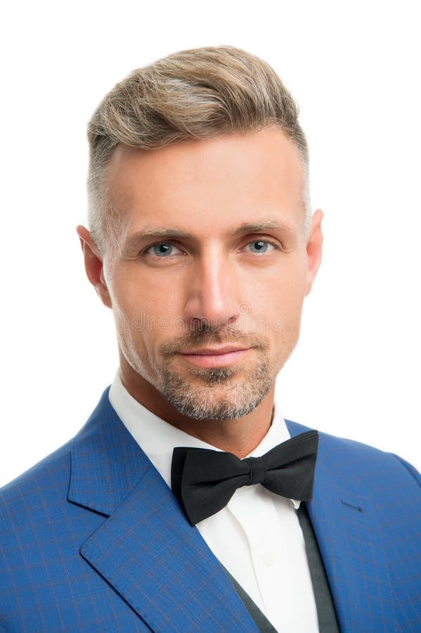 Proper Bow Tie. Gentleman Modern Style. Guy Well Groomed Bearded ... Proper Bow Tie. Gentleman Modern Style. Guy Well Groomed Bearded ...
