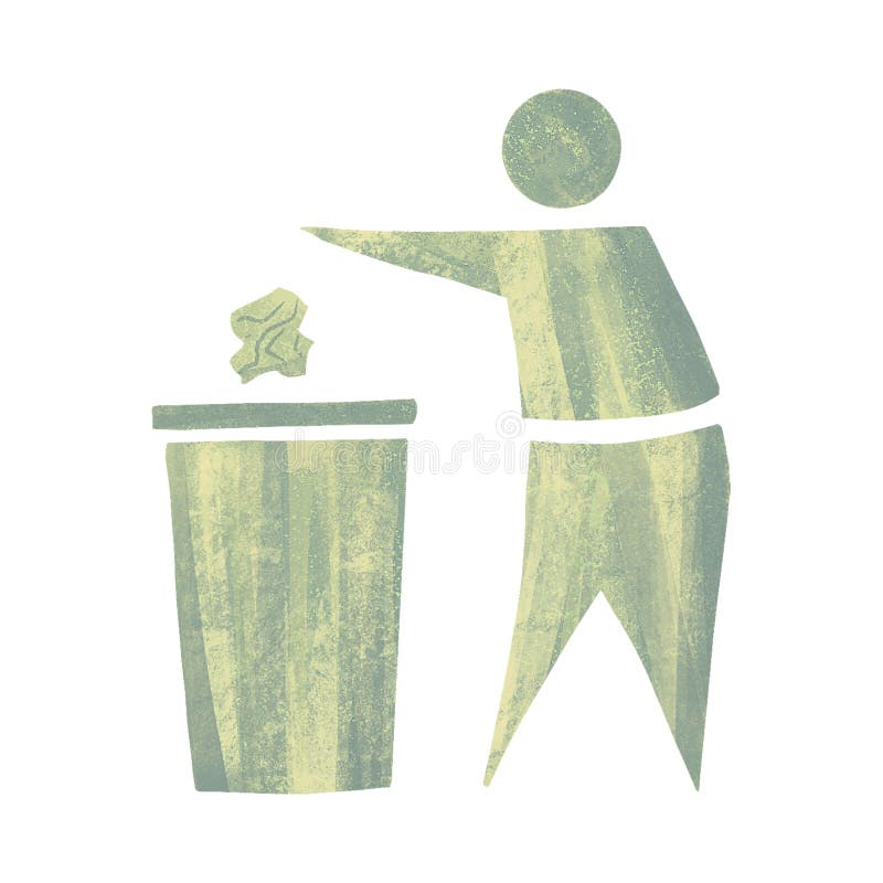 Proper Garbage Disposal Illustration Stock Illustrations – 89 Proper ...