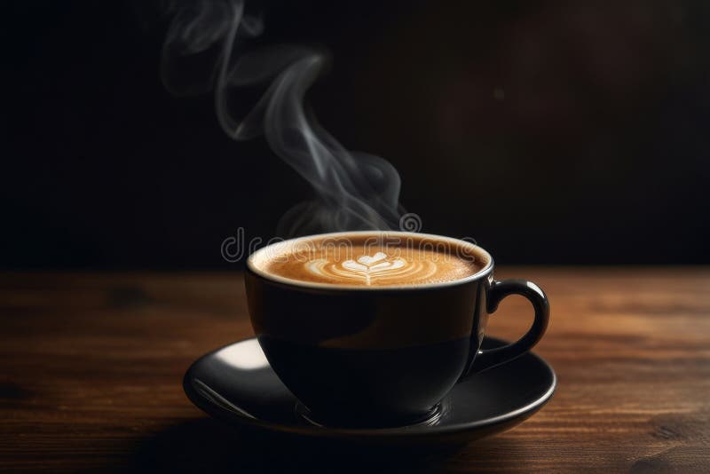 A Proper Visualization of a Coffee Cup, Coffee Mug and the Ambient for a Coffee Mood. Stock ...