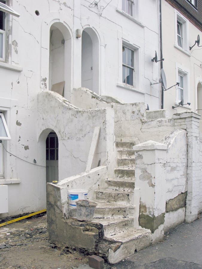 Property Being Renovated. stock image. Image of aged - 56089363