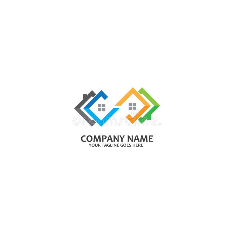 Property and Construction Logo Free Vector Icon Stock Illustration ...