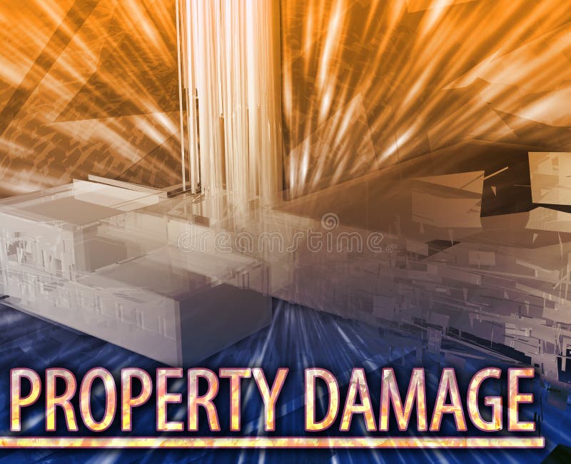 Damage To Property Concept. Looters Painting Walls, Crash Car Window ...