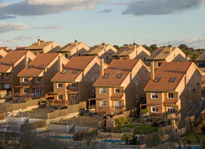 Property Development stock photo. Image of road, fence - 2413942