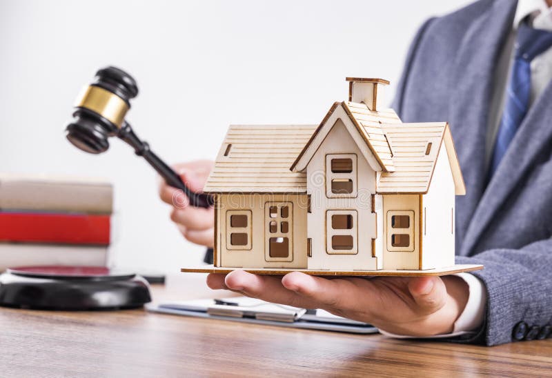 Property Dispute Auction Concept Map Stock Image - Image of green, home ...