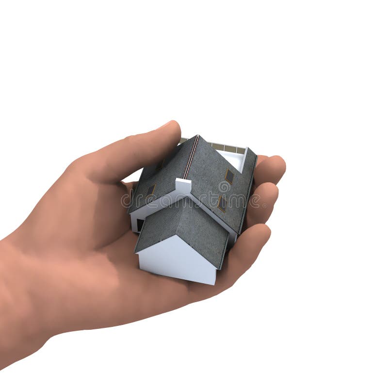 Property in hand stock illustration. Illustration of concepts - 62587364