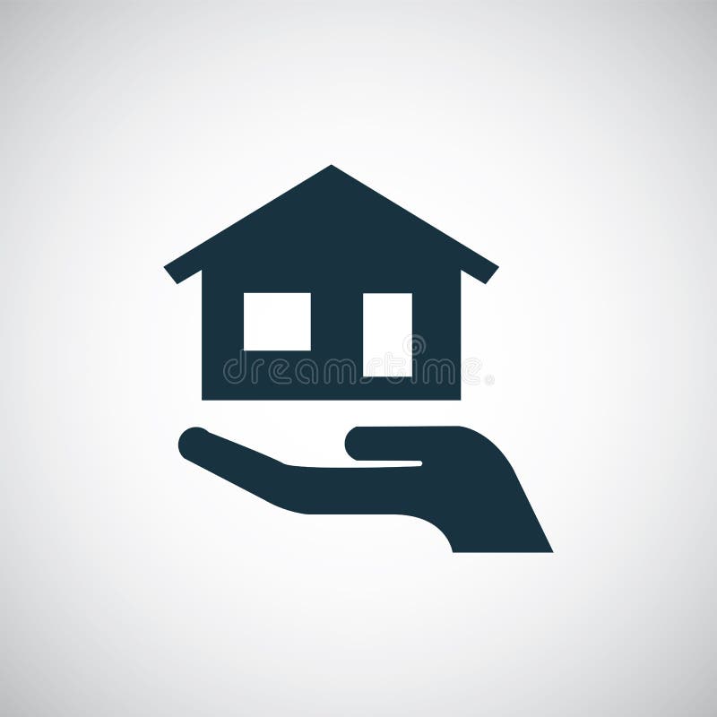 Property insurance icon stock vector. Illustration of sign - 157299893