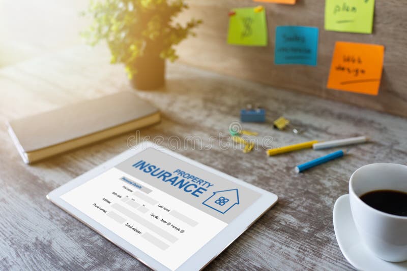 Property Insurance Online Application Form. Business and Internet ...