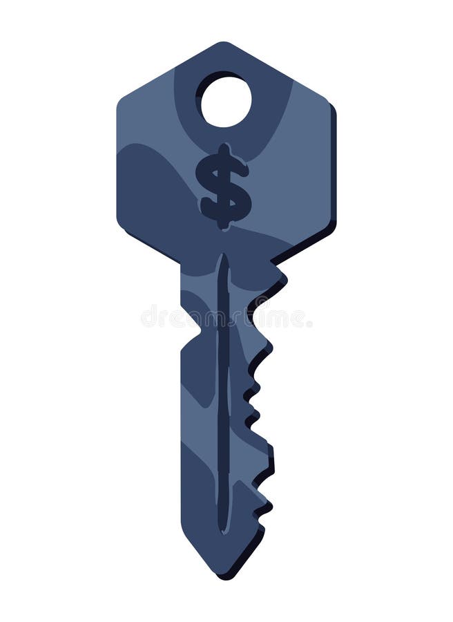 Property key real estate stock vector. Illustration of property - 255875252