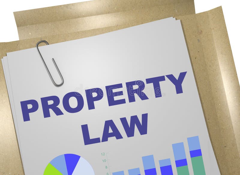 PROPERTY LAW concept stock illustration. Illustration of judge - 109168863