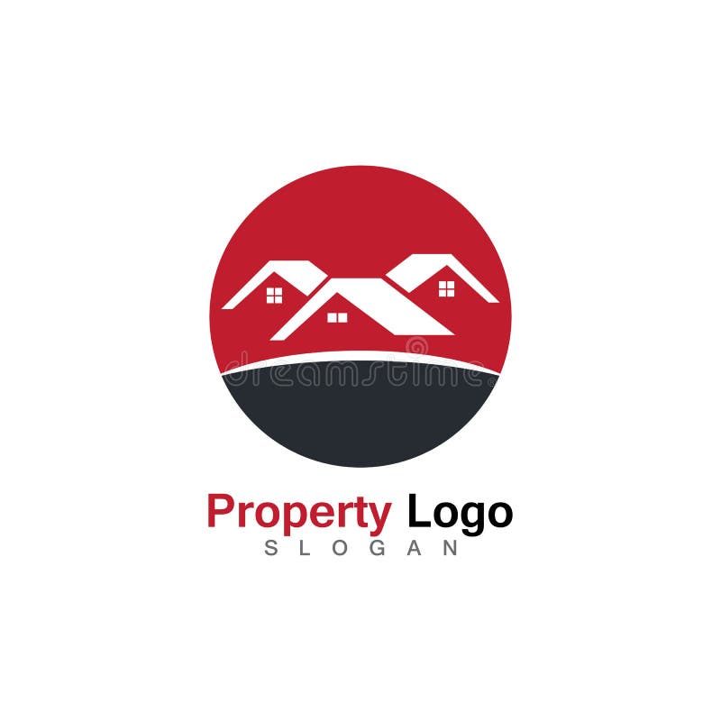 Property Logo Design Icon Vector. Stock Vector - Illustration of ...
