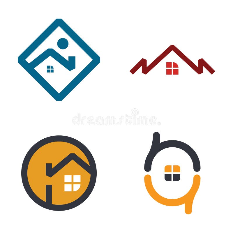 Property Logo Template Icon Stock Vector - Illustration of estate ...