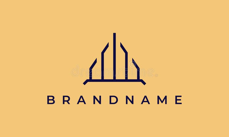 Property Logo Template with Simple and Luxurious Stock Vector ...