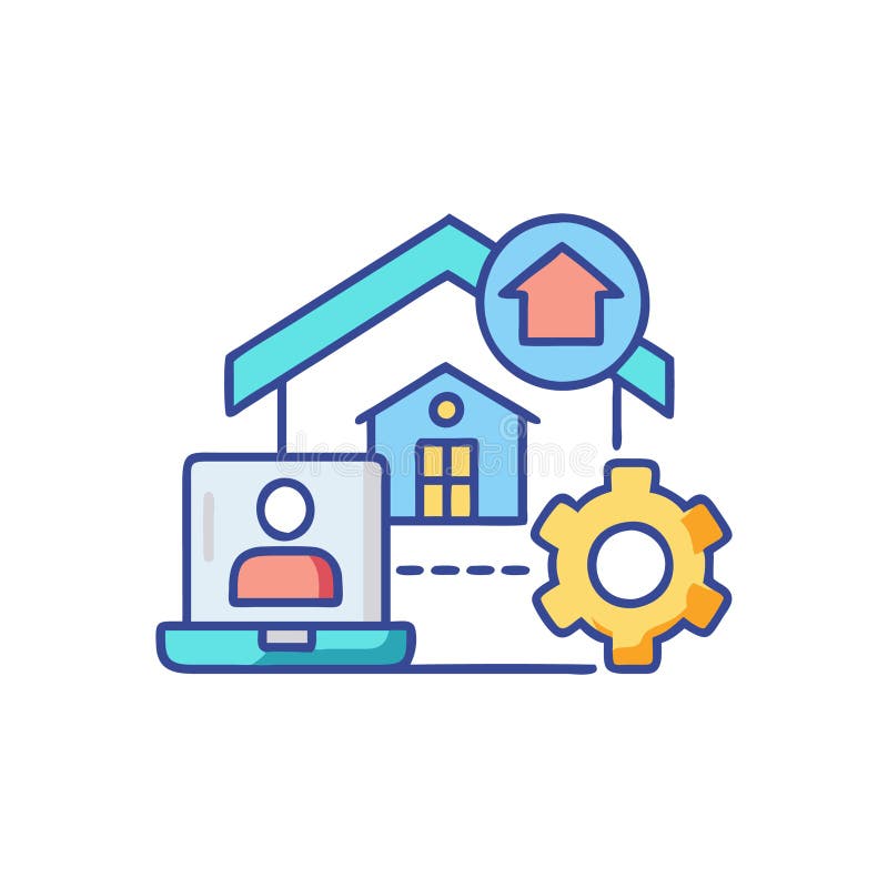 Property Management Software Icon for Efficiency Stock Photo ...