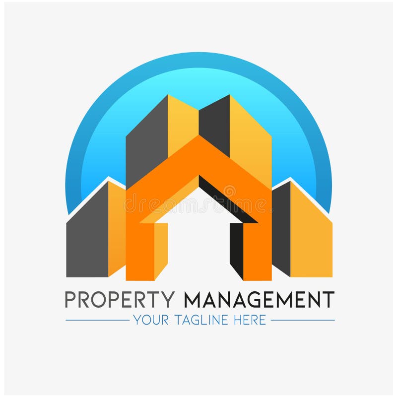 Property Management Symbol or Icon Stock Vector - Illustration of ...