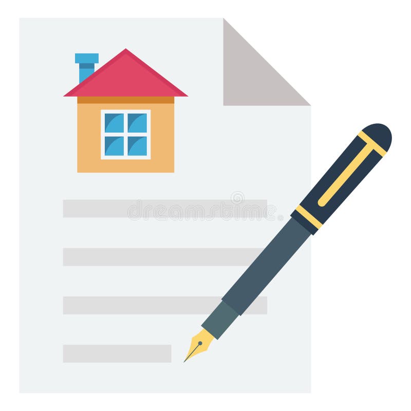 Property Papers Color Vector Icon Fully Editable Stock Vector ... Property Papers Color Vector Icon Fully Editable Stock Vector ...