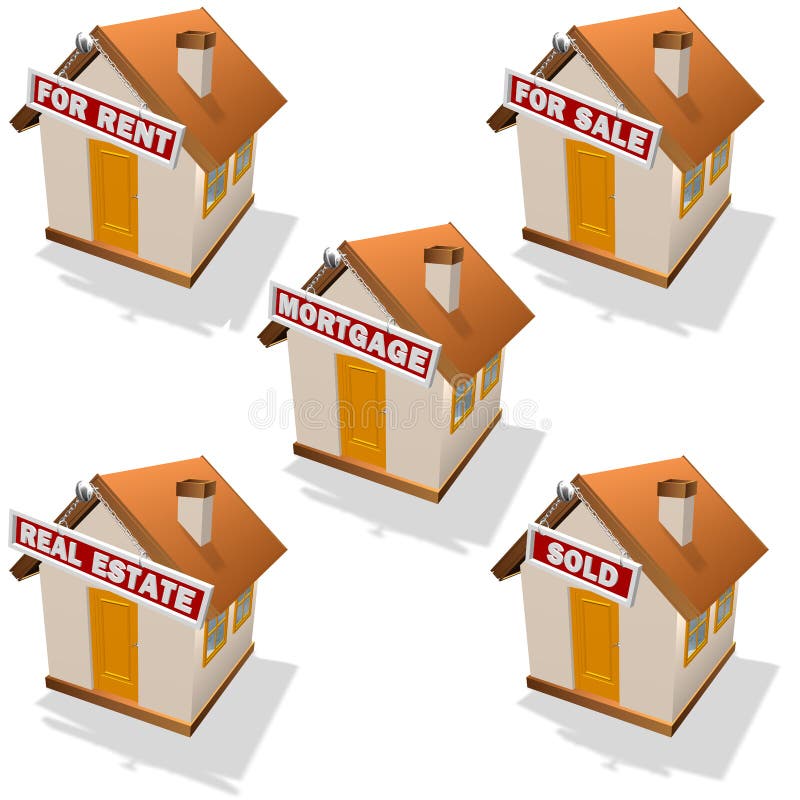 Property Real Estate stock illustration. Illustration of loan - 14533385