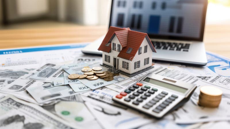 Property Tax Background Wallpaper Stock Illustration - Illustration of ...