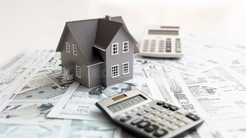 Property Tax Background Wallpaper Stock Illustration - Illustration of ...