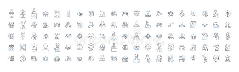 Property Technology Line Icons Collection. Proptech, Automation ...