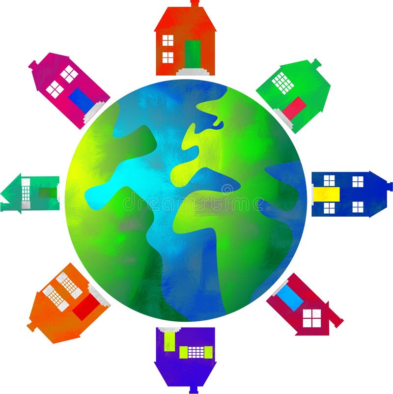 Property world stock illustration. Illustration of trade - 784396