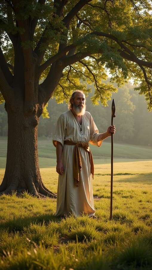 Prophet Amos in Sycamore Field Old Style Soft Sunlight Stock ...