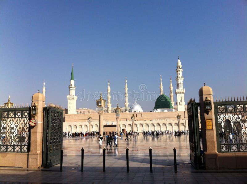 The Prophet Muhammad S Masjid Editorial Stock Image - Image of view ...