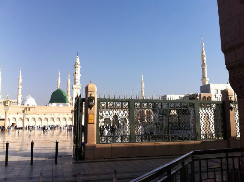 Prophet Muhammad s Mosque stock photo. Image of view - 45647538