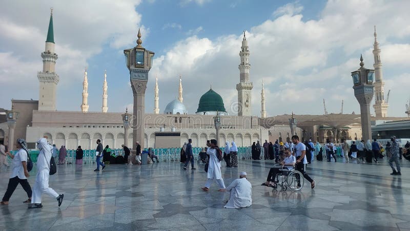 The Prophet S Mosque is Located in Medina, Saudi Arabia Editorial Stock ...