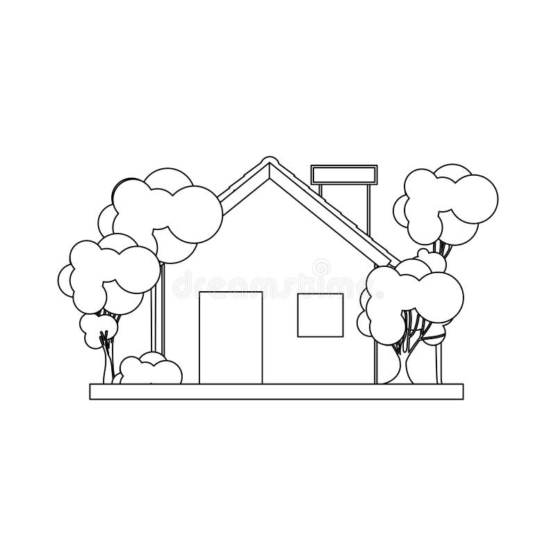 Propiedades Inmobiliarias De La Casa Stock de ilustración - Ilustración ...