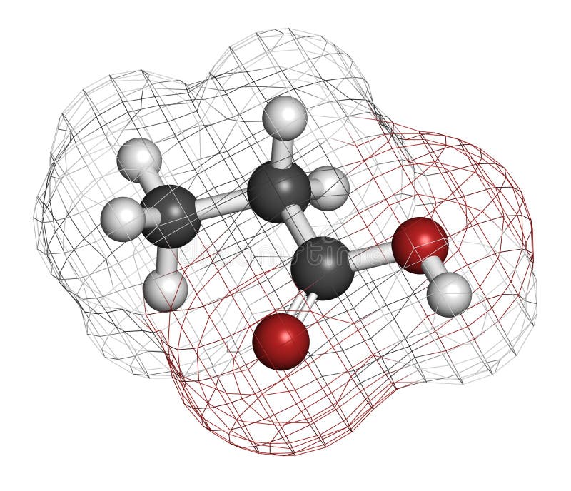 Propionic Acid Molecule Stock Illustrations – 55 Propionic Acid ...
