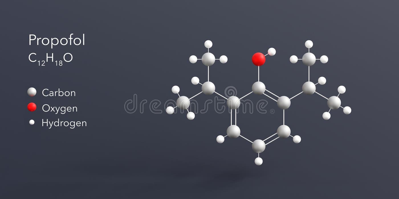 Propofol Molecule Stock Illustrations – 34 Propofol Molecule Stock ...