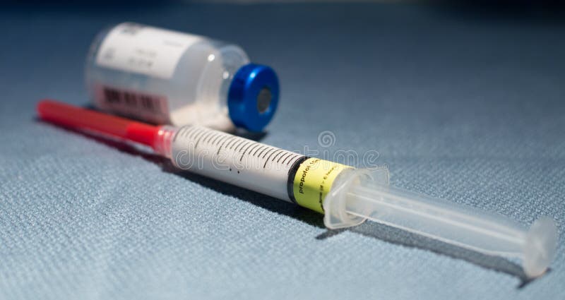 Propofol Syringe stock image. Image of closeup, syringe - 78957489