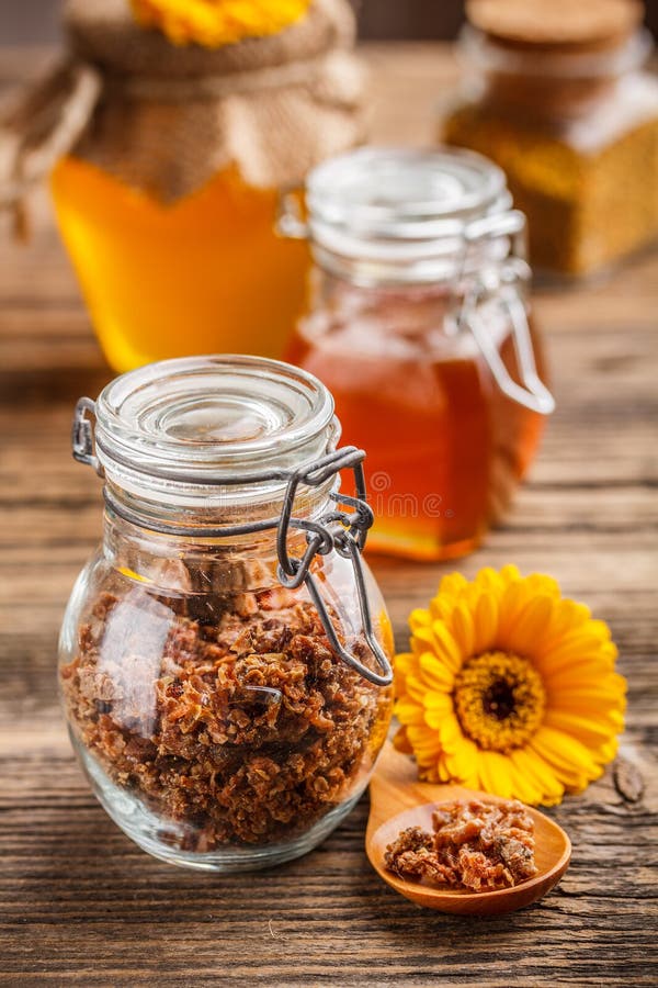 Propolis granule stock image. Image of flower, apiculture - 29047089