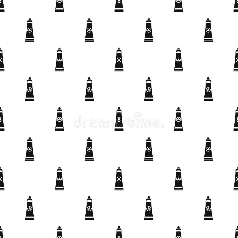 Propolis Toothpaste Pattern Seamless Vector Stock Vector - Illustration ...