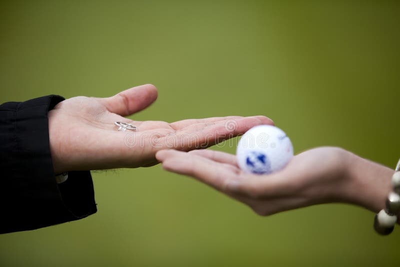 Proposal on the Green stock image. Image of outdoors - 326359157