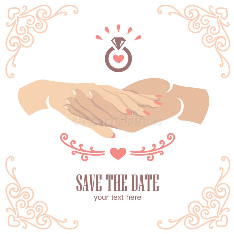Proposal hand stock vector. Illustration of ring, tenderness - 34191023