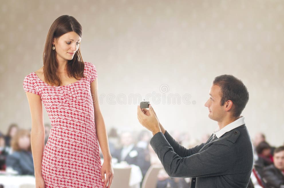 Proposal scene stock photo. Image of beautiful, evening - 28448646
